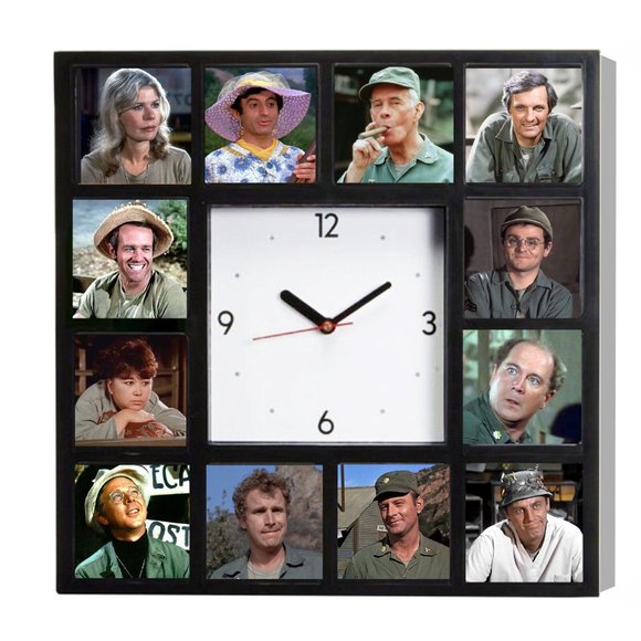 Wall Decor | Mash Tv Show Cast Clock Hawkeye Bj Radar Klinger Frank ...